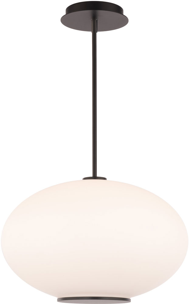 Modern Forms PD-72316-BK Illusion Modern Black LED 16" Hanging Light ...