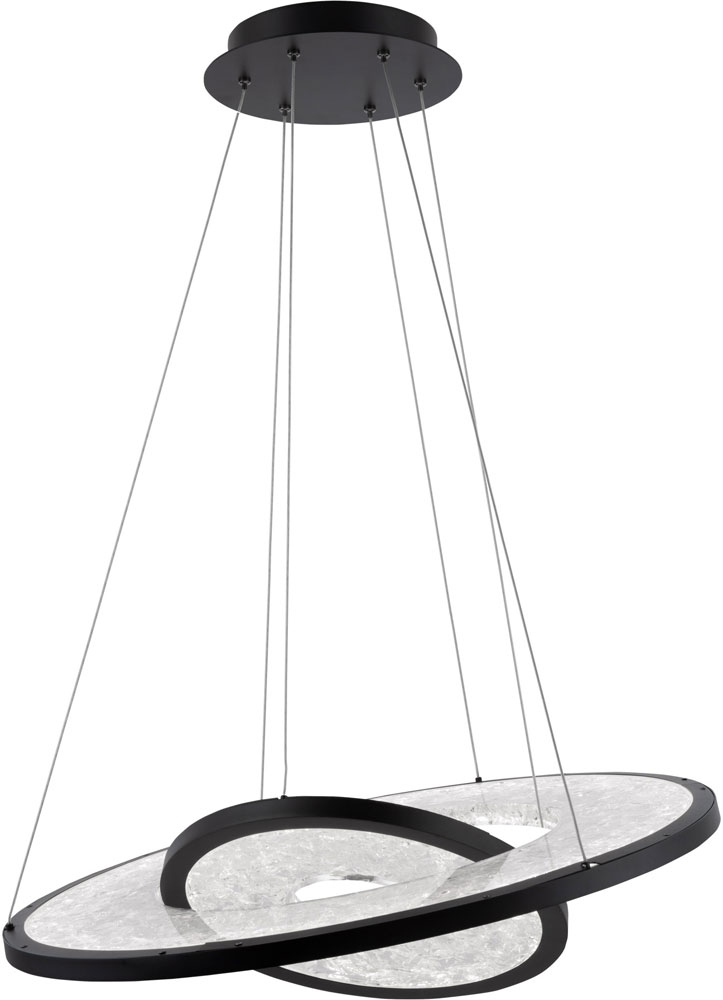 Modern Forms PD-75027-BK Jupiter Modern Black LED Pendant Light Fixture ...