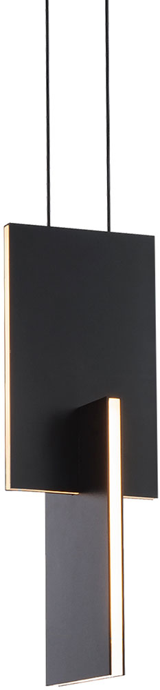 Modern Forms PD-79014-BK Amari Contemporary Black LED Mini Ceiling Light Pendant - MFO-PD-79014-BK