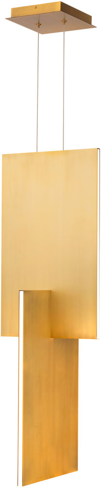 Modern Forms PD-79032-AB Amari Modern Aged Brass LED Mini Hanging Light ...