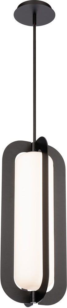 Modern Forms PD-94322-BK Echelon Contemporary Black LED Mini Ceiling Light Pendant - MFO-PD-94322-BK