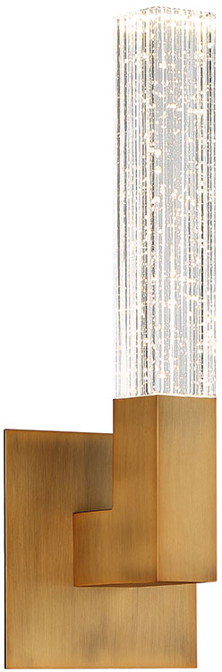 Modern Forms WS-30815-AB Cinema Aged Brass LED Wall Sconce Lighting - MFO-WS-30815-AB
