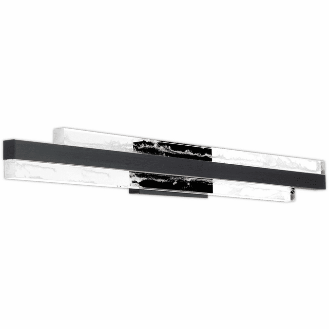 Modern Forms WS-50127-BK Tandem Modern Black LED 27" Vanity Lighting ...