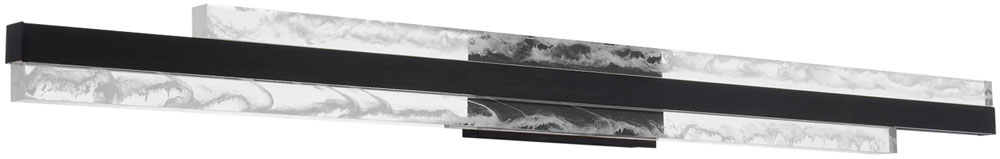 Modern Forms WS-50137-BK Tandem Contemporary Black LED 37" Bath Light ...