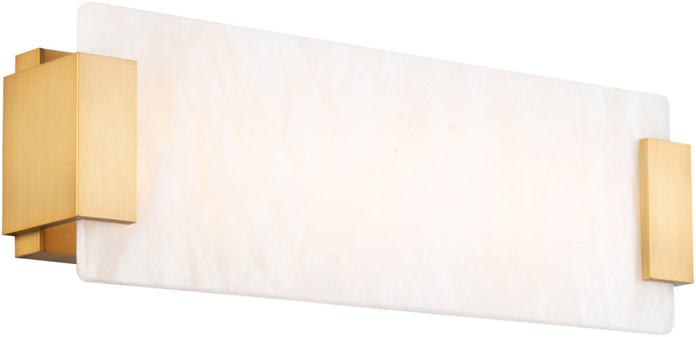 Modern Forms WS-60018-AB Quarry Modern Aged Brass LED 18" Bathroom ...