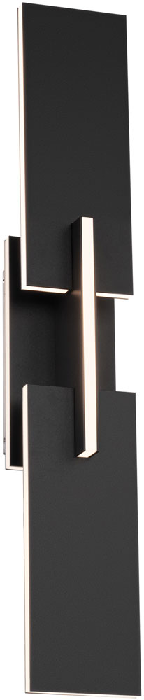 Modern Forms WS-79022-BK Amari Contemporary Black LED Wall Sconce Lighting - MFO-WS-79022-BK