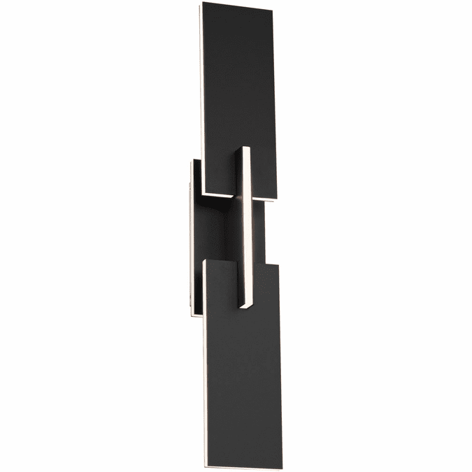 Modern Forms WS-79022-BK Amari Contemporary Black LED Wall Sconce Lighting - MFO-WS-79022-BK