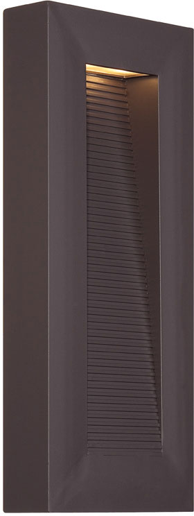 Modern Forms WS-W1116-BZ Urban Modern Bronze LED Outdoor Wall Light Sconce - MFO-WS-W1116-BZ