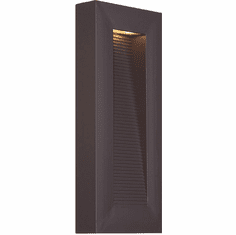 Modern Forms WS-W1116-BK Urban Modern Black LED Exterior Lamp Sconce - MFO-WS-W1116-BK