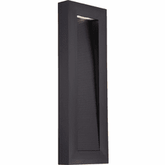 Modern Forms WS-W1116-BK Urban Modern Black LED Exterior Lamp Sconce - MFO-WS-W1116-BK