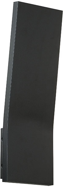Modern Forms WS-W11716-BK Blade Contemporary Black LED Outdoor Wall Sconce Lighting - MFO-WS ...