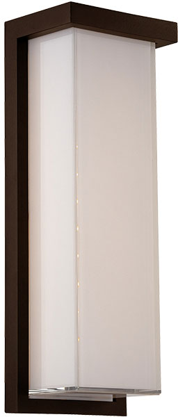 Modern Forms WS-W1414-BZ Ledge Modern Bronze LED Exterior Wall Lighting - MFO-WS-W1414-BZ_