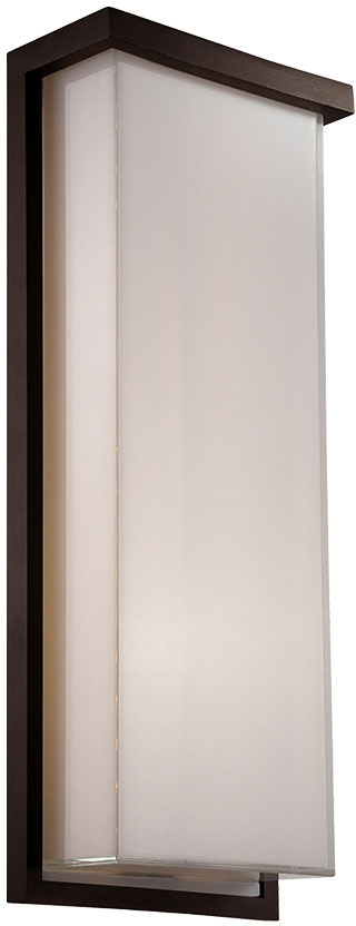 Modern Forms WS-W1420-BZ Ledge Modern Bronze LED Outdoor Wall Mounted Lamp - MFO-WS-W1420-BZ_