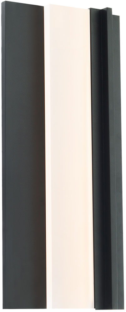 Modern Forms WS-W16218-BK Enigma Contemporary Black LED Outdoor Sconce Lighting - MFO-WS-W16218-BK