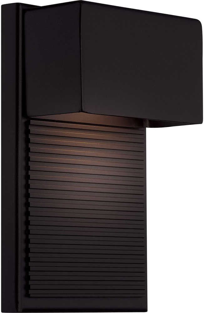 Modern Forms WS-W2308-BK Hiline Modern Black LED Outdoor Wall Light Sconce - MFO-WS-W2308-BK