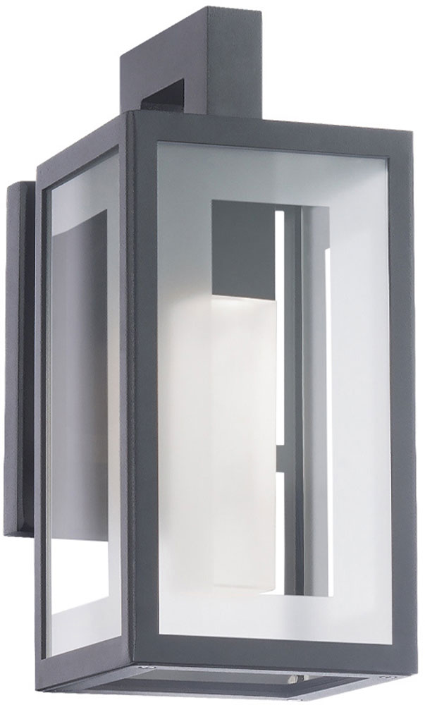 Modern Forms WS-W24211-BK Cambridge Modern Black LED Outdoor Wall Sconce Light - MFO-WS-W24211-BK