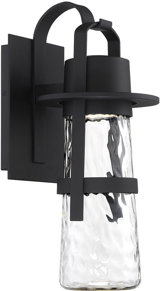 Modern Forms WS-W28521-BK Balthus Contemporary Black LED Outdoor Wall Sconce - MFO-WS-W28521-BK