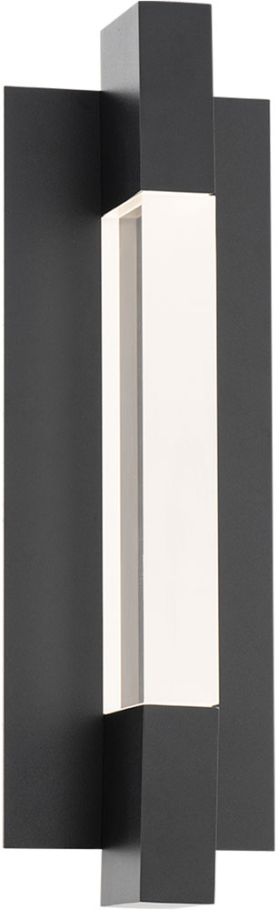 Modern Forms WS-W30418-BK Heliograph Modern Black LED 18" Outdoor Wall Lighting Fixture - MFO-WS ...