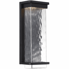 Modern Forms WS-W32516-BK Vitrine Contemporary Black LED Outdoor Wall Sconce - MFO-WS-W32516-BK
