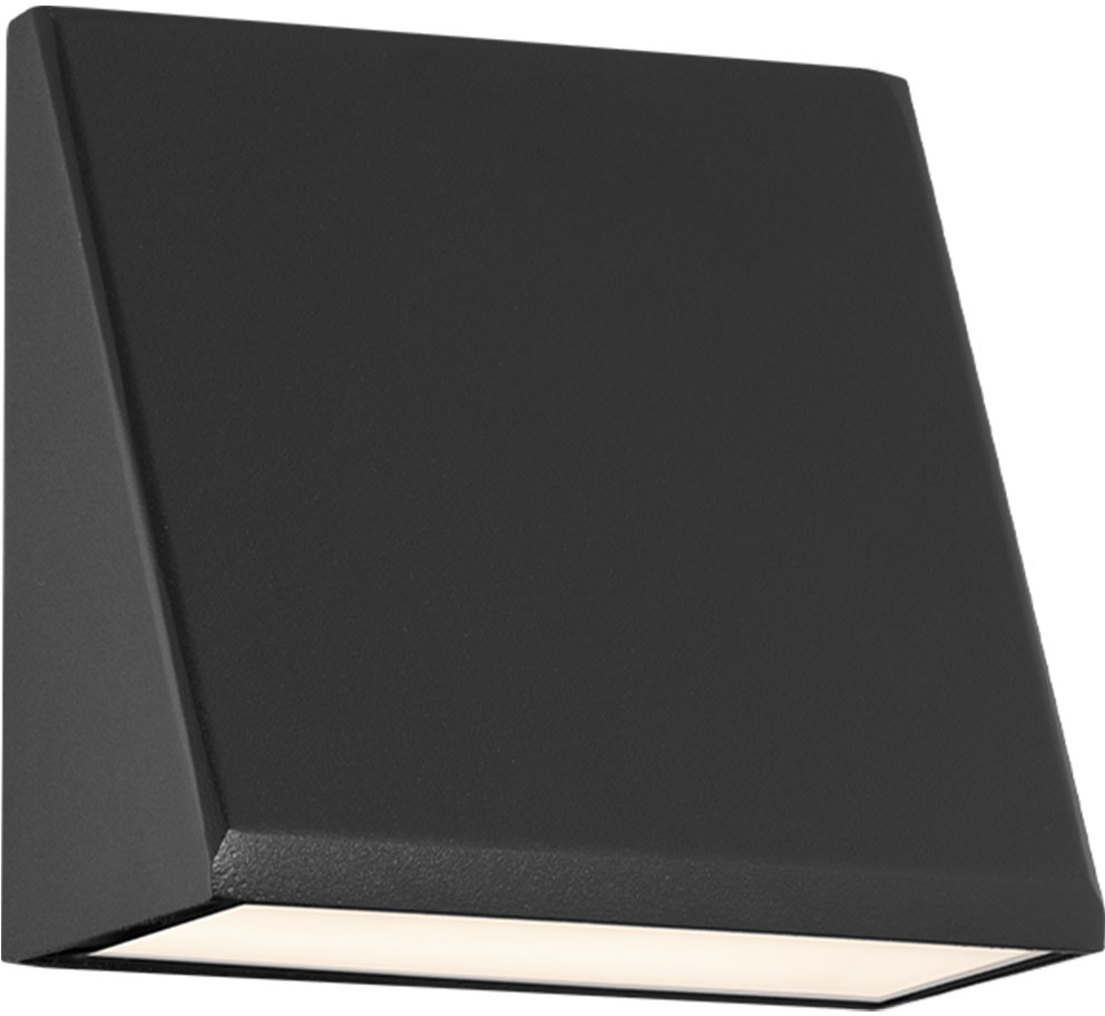 Modern Forms WS-W36406-BK Flue Modern Black LED Exterior Wall Lighting - MFO-WS-W36406-BK_