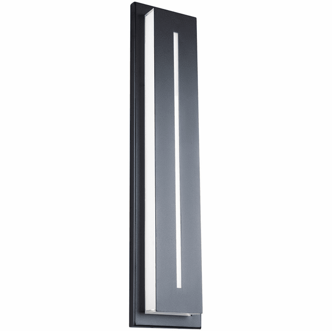 Modern Forms WS-W66226-BK Midnight Contemporary Black LED Outdoor Wall Lighting Sconce - MFO-WS ...