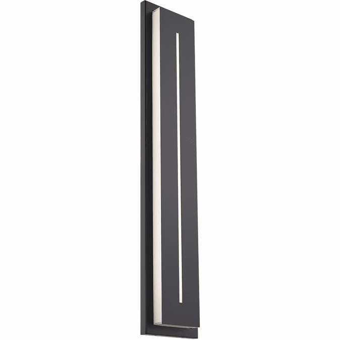 Modern Forms WS-W66236-BK Midnight Modern Black LED Outdoor Lighting Wall Sconce - MFO-WS-W66236-BK_