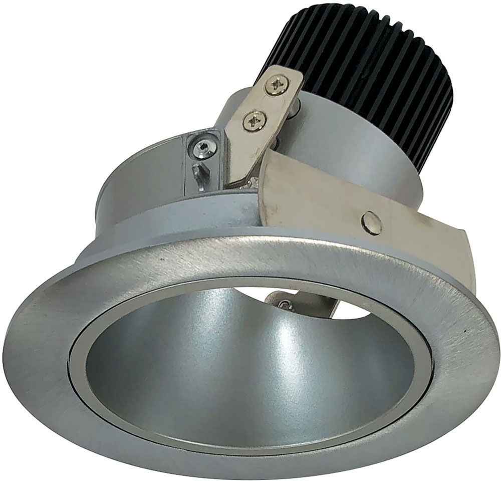 Nora NIO-4RDXNN Iolite Modern Natural Metal LED 4" Round Adjustable ...