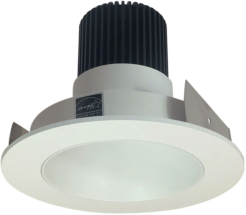Nora NIO-4RNDCXWW Iolite Contemporary White LED 4" Round Reflector ...