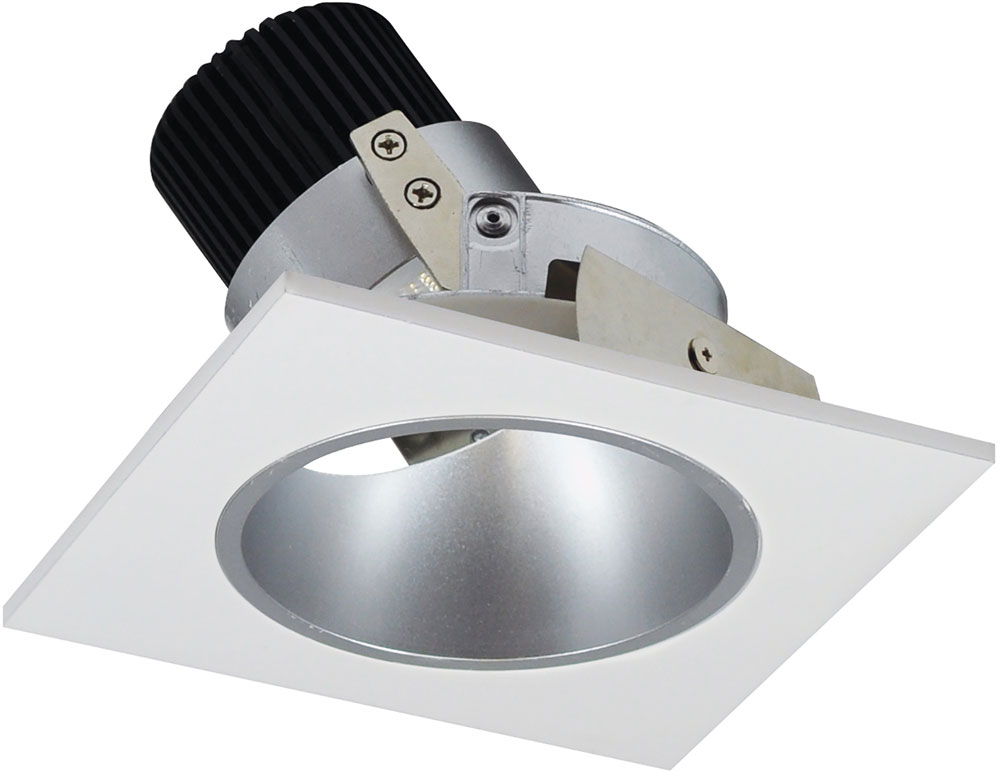 Nora NIO-4SDXHW Iolite Contemporary Haze Reflector / White Flange LED 4 ...