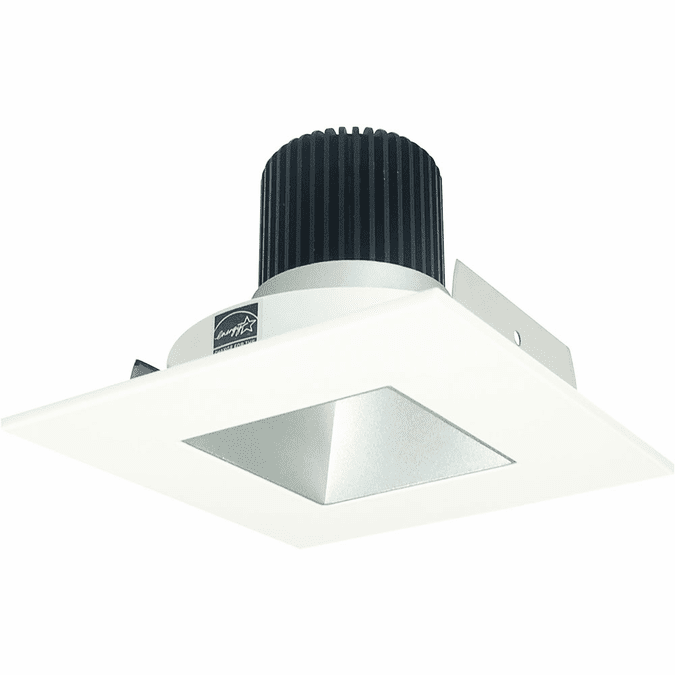 Nora NIO-4SNDSQXHZMPW Iolite Modern Haze Reflector / Matte Powder White ...