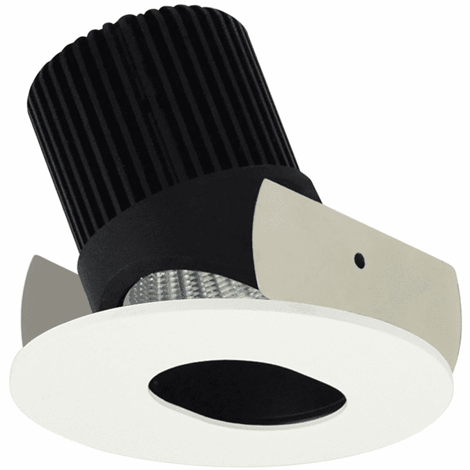 Nora NIOB-2RSLXBMPW Iolite Modern Black Slot Aperture / Matte Powder ...