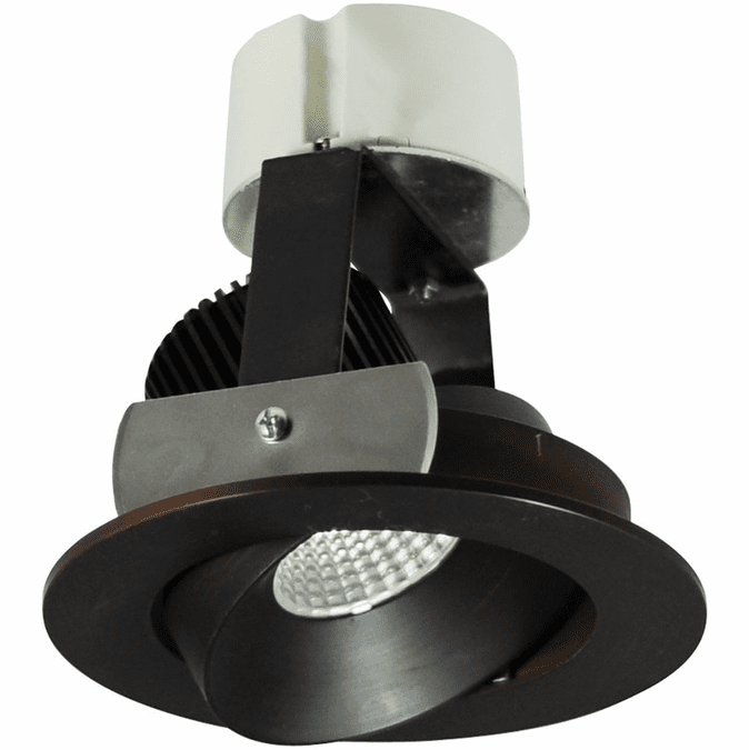 Nora NIR-4RCBZ Iolite Contemporary Bronze Reflector / Bronze Flange LED ...