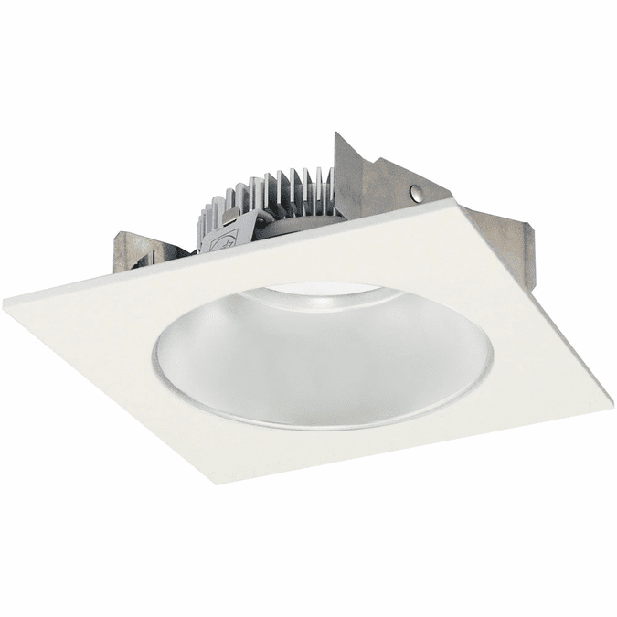 Nora NLCBS-453HZW Cobalt Modern Haze / White LED 4" Shallow Recessed ...