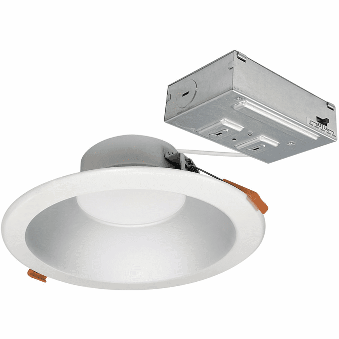 Nora NLTH-61TW-HZMPW Theia Contemporary Haze / Matte Powder White LED 6 ...