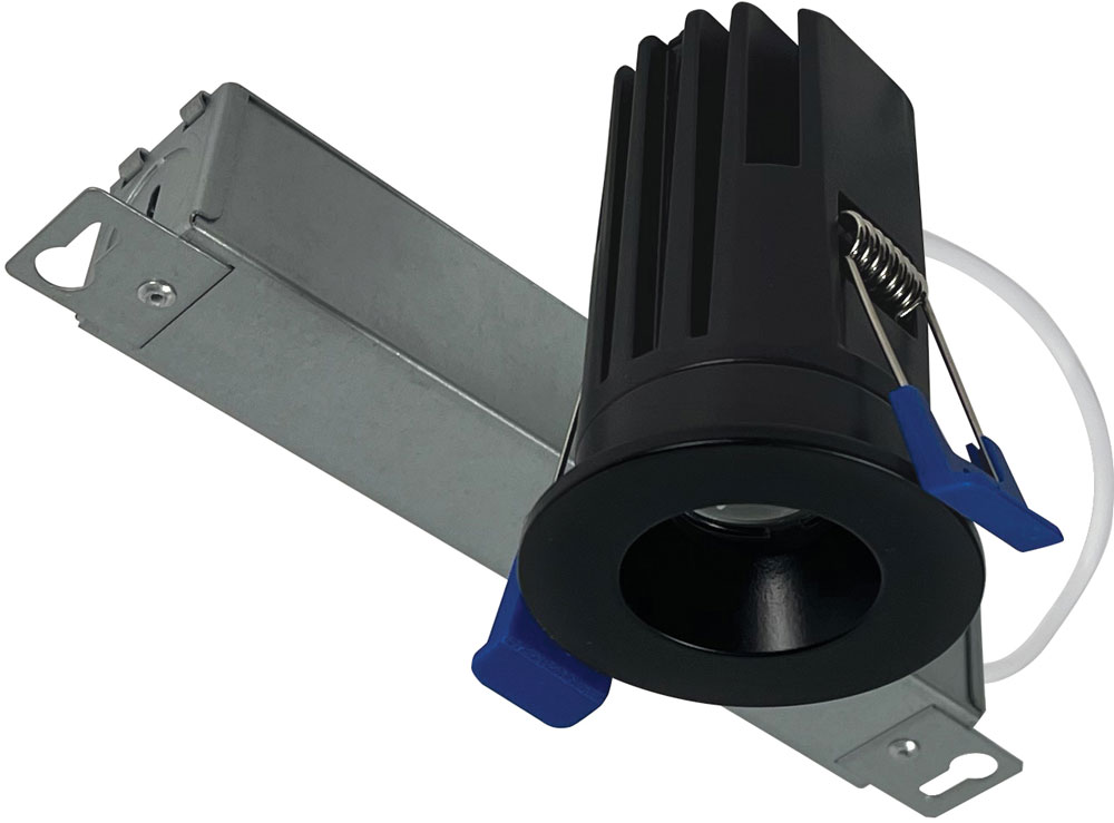 Nora NM1-PRDCL1BB_ Contemporary Black LED Recessed Lighting Insert ...