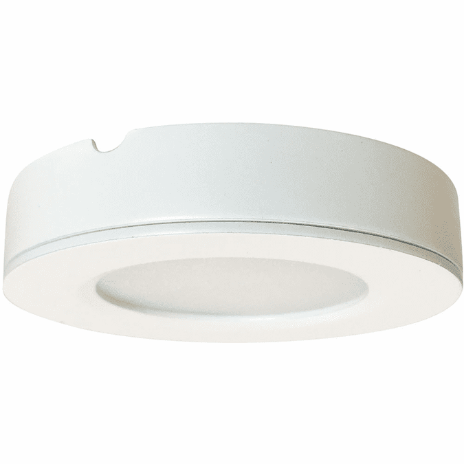 Nora NMP-LED-W Josh Modern White LED 12V Puck Under Cabinet Light - NOR ...