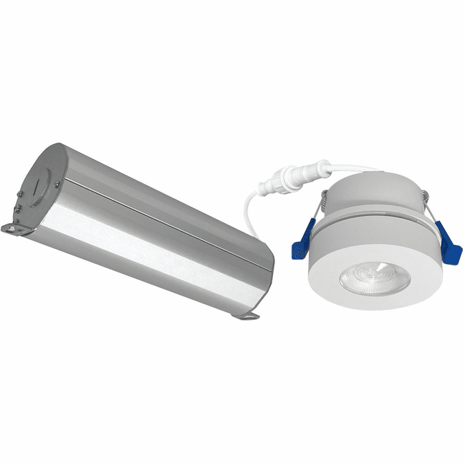 Nora NMW-2MPW Wave Contemporary Matte Powder White LED 2 Inch Surface ...