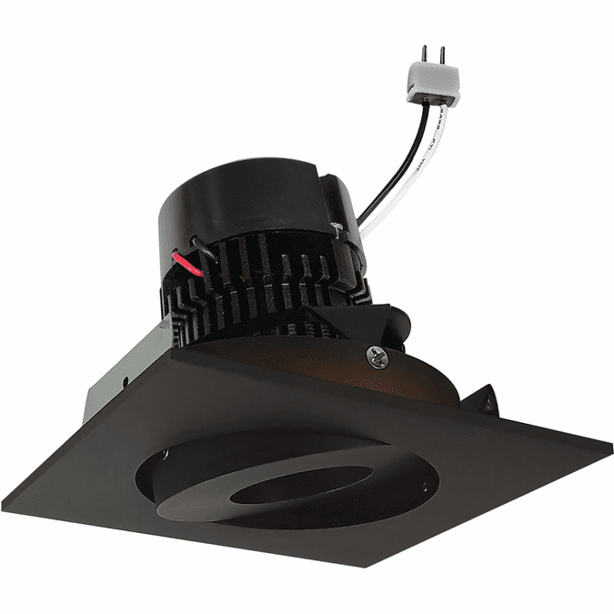 Nora NPRLV-4SGBZ 4 Inch Pearl Modern Bronze LED Square Adjustable ...