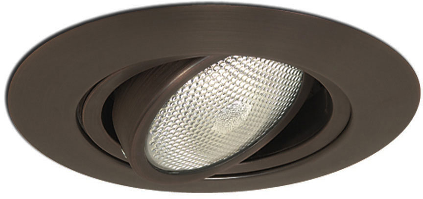 Nora NTM-52BZ Modern Bronze 6 Inch Gimbal Ring w/ Metal Pot Lightt Trim ...