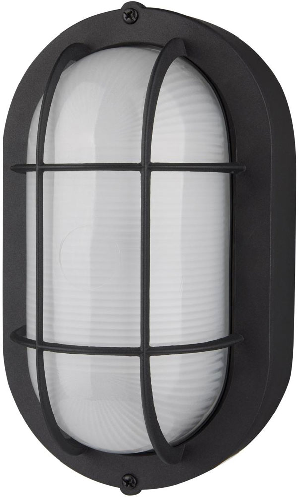 Nuvo 62/1389 Modern Black LED Bulkhead Exterior Lamp Sconce - NUV-62-1389