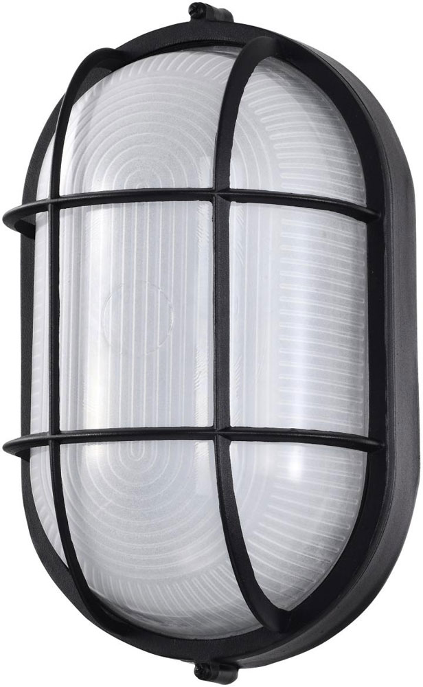 Nuvo 62/1391 Modern Black LED Bulkhead Outdoor Wall Light Sconce - NUV ...