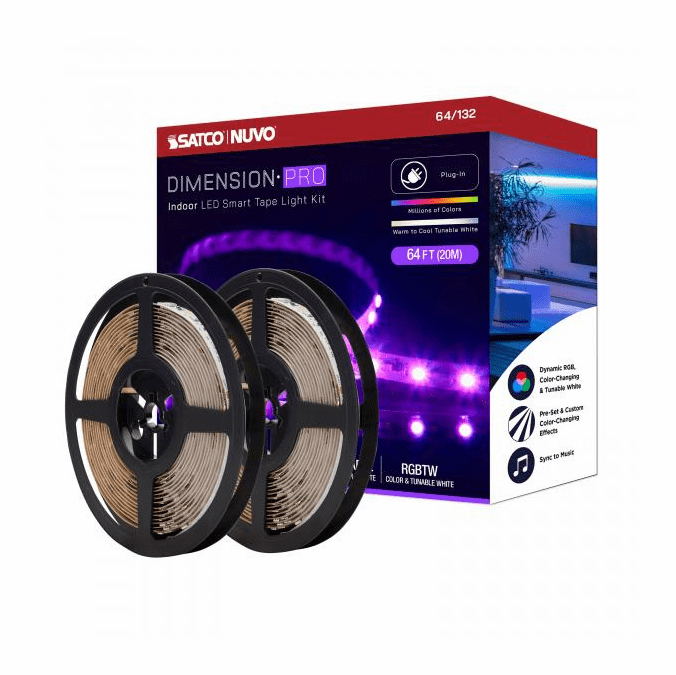 Nuvo 64-132 Modern White LED Light Strip - NUV-64-132