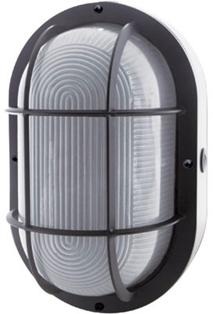 Nuvo 65/114 Modern Black LED Bulkhead Outdoor Lamp Sconce - NUV-65-114