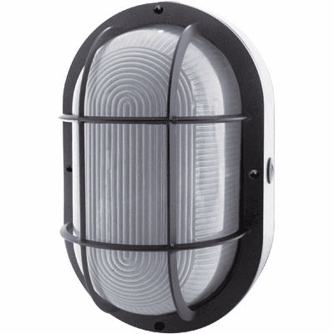 Nuvo 65/114 Modern Black LED Bulkhead Outdoor Lamp Sconce - NUV-65-114