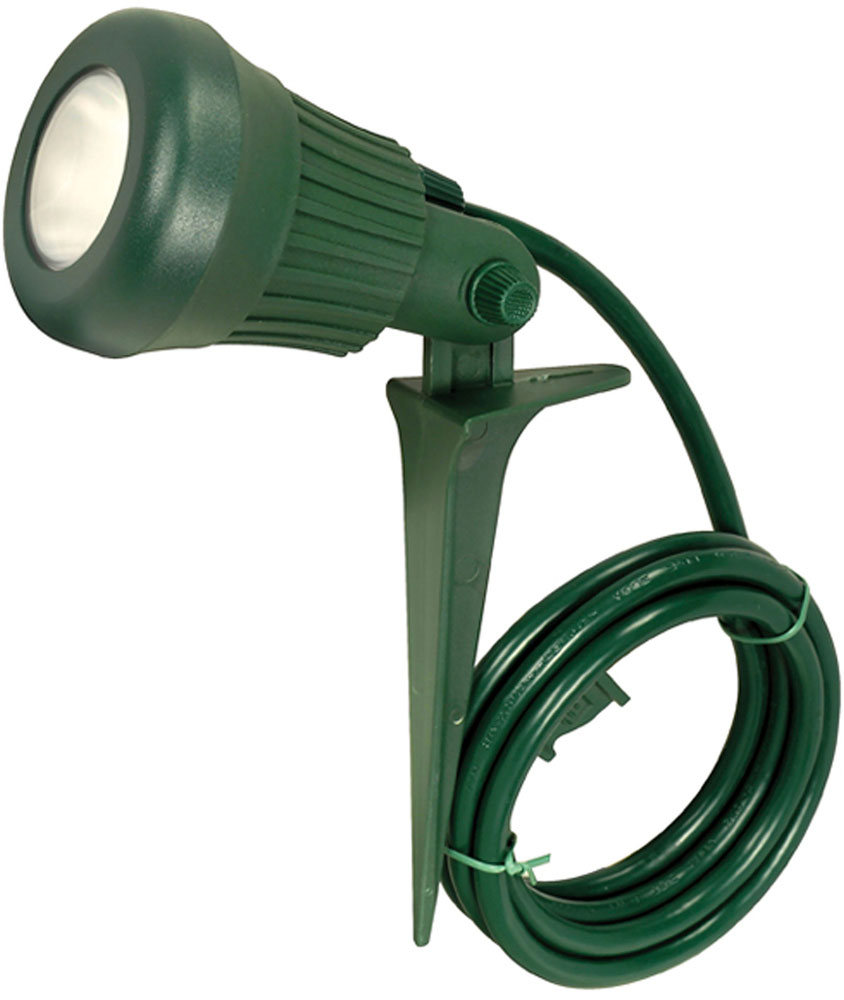 Nuvo 93/5058 Modern Green Outdoor Plastic Flood Light - NUV-93-5058