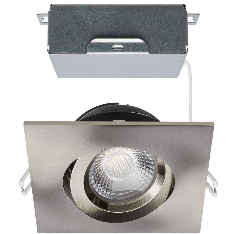 Nuvo S11623R1 Modern Brushed Nickel LED 4" Recessed Light Insert - NUV ...