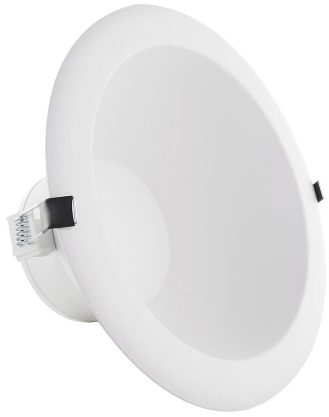 Nuvo S11811 Contemporary White LED Commercial Retrofit Round Recessed ...