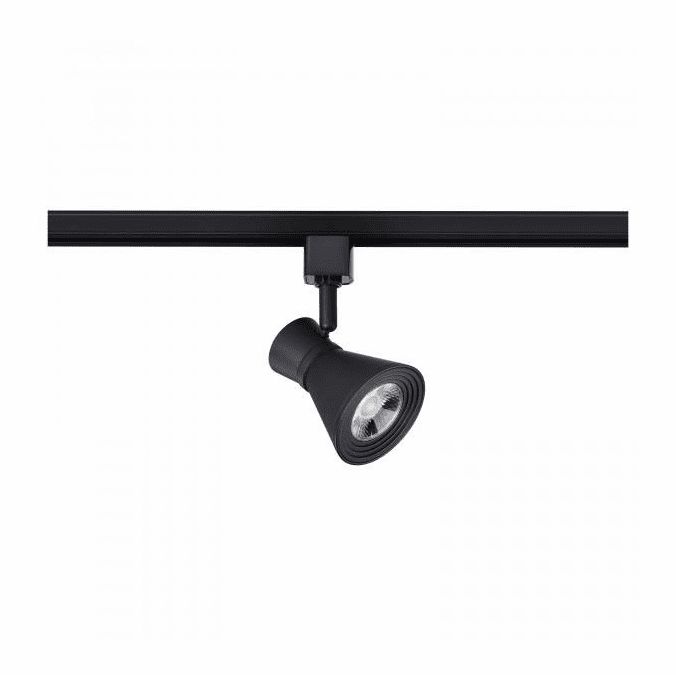 Nuvo TH641 Modern Matte Black LED Track Lighting Kit Head - NUV-TH641