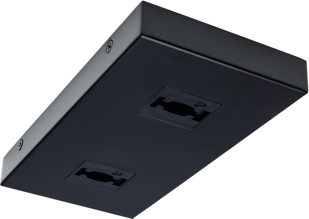 Nuvo TP251 Modern Black Double Monopoint Adapter - NUV-TP251