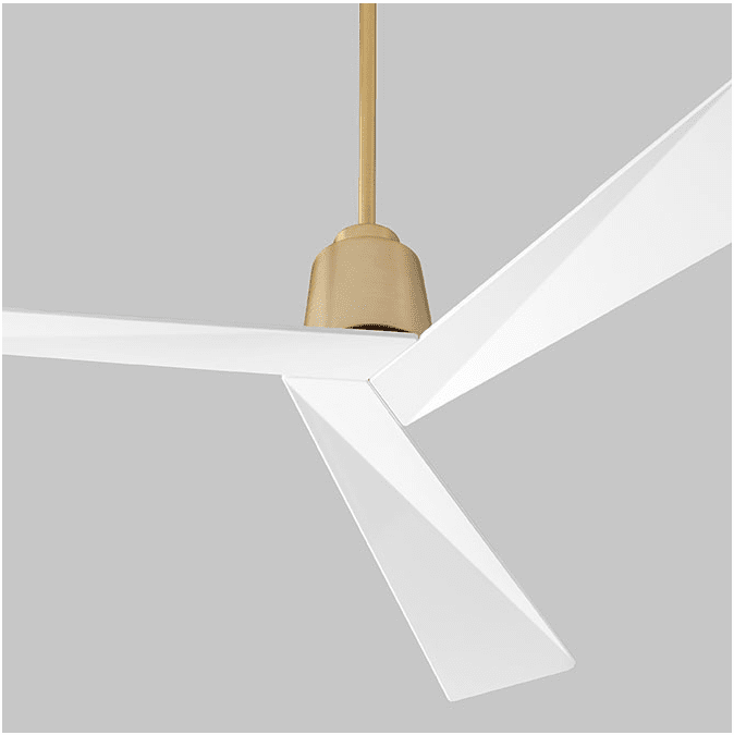 Oxygen 3-113-640 Dynamo Modern Aged Brass and White Ceiling Fan - OXY-3 ...